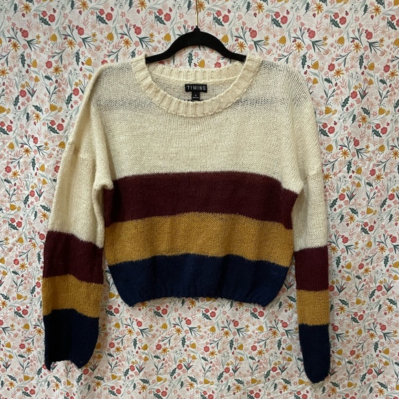 Timing | Sweaters | Timing Color Block Sweater | Poshmark